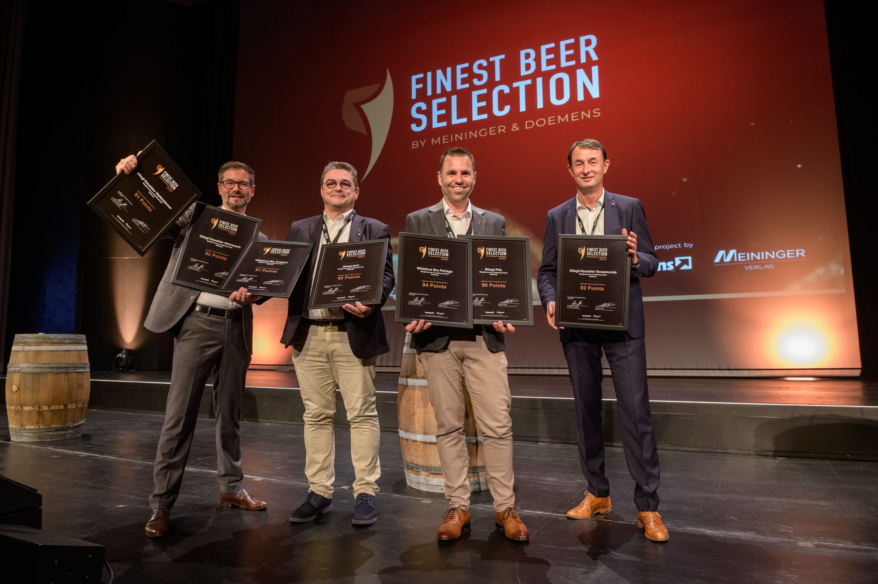 Sieben auf einen Streich: Stiegl räumt bei Finest Beer Selection 2024 ab
